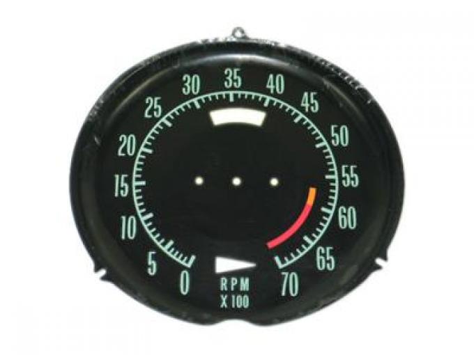 68-71 Tach / Tachometer Face 6000 Redline | Corvette Depot