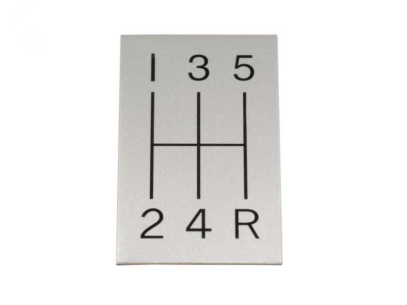 63-67 5 Speed Shift Pattern / Indicator Plate | Corvette Depot