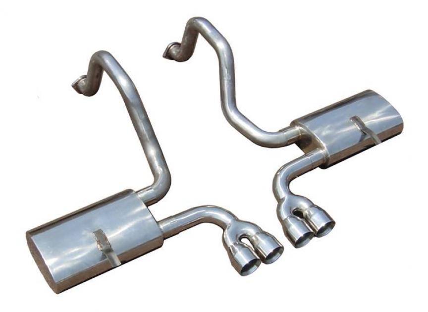 Pypes Cat Back Exhaust System 97-04 C5 Corvette Split Rear Dual Exit ...