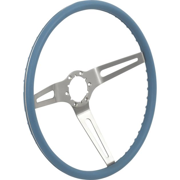 OER 1969-72 GM, Comfort Grip Cushioned Steering Wheel, 3-Spoke, Silver ...