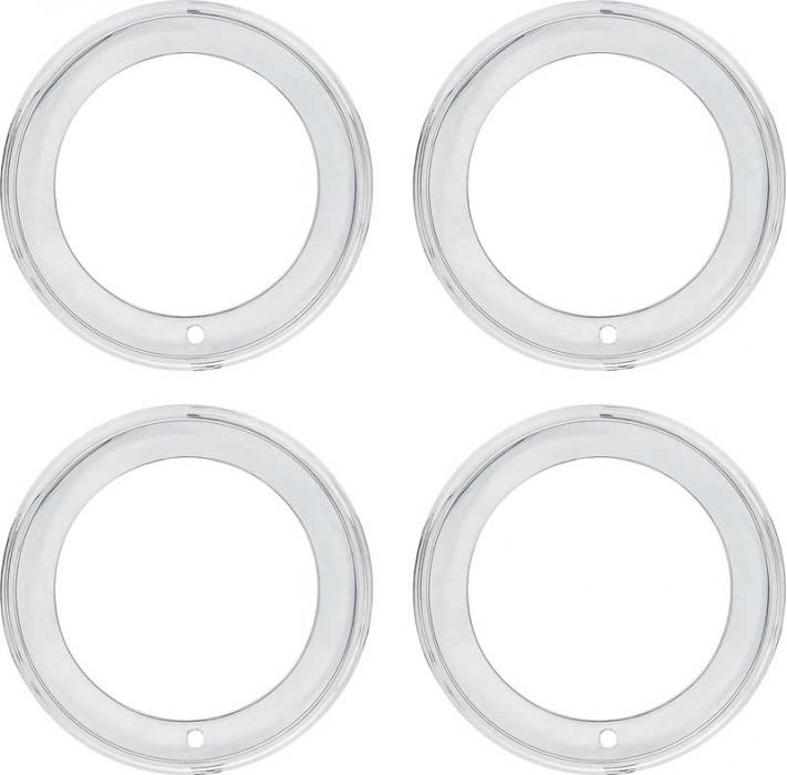 OER 15 X 7 Stainless Rally Wheel Trim Ring Set *K9796696R | Corvette Depot