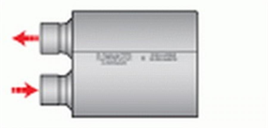 Flowmaster 80 Series™ Cross-Flow Muffler 52580 | Corvette Depot